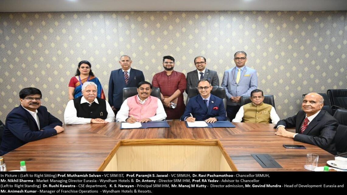 MOU Image SRM | Travel News l Tourism News India | Travel Trade Magazine