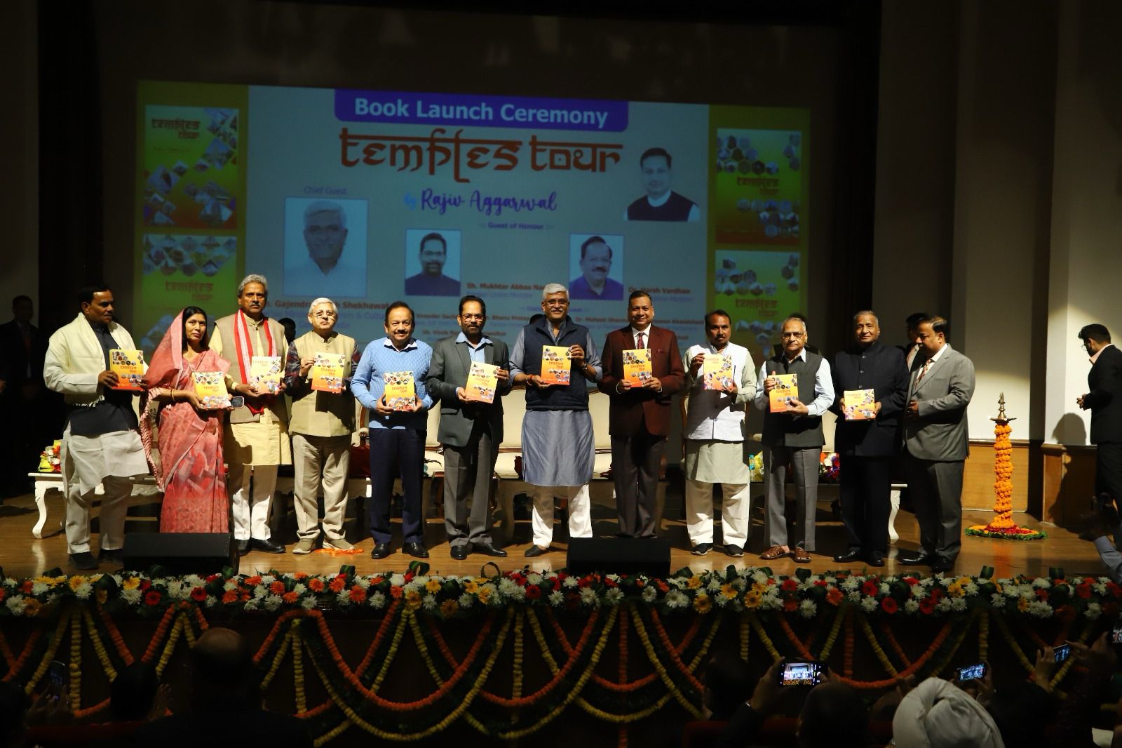 TAFI treasurer Rajiv Aggarwal launches book 'Temples Tour'