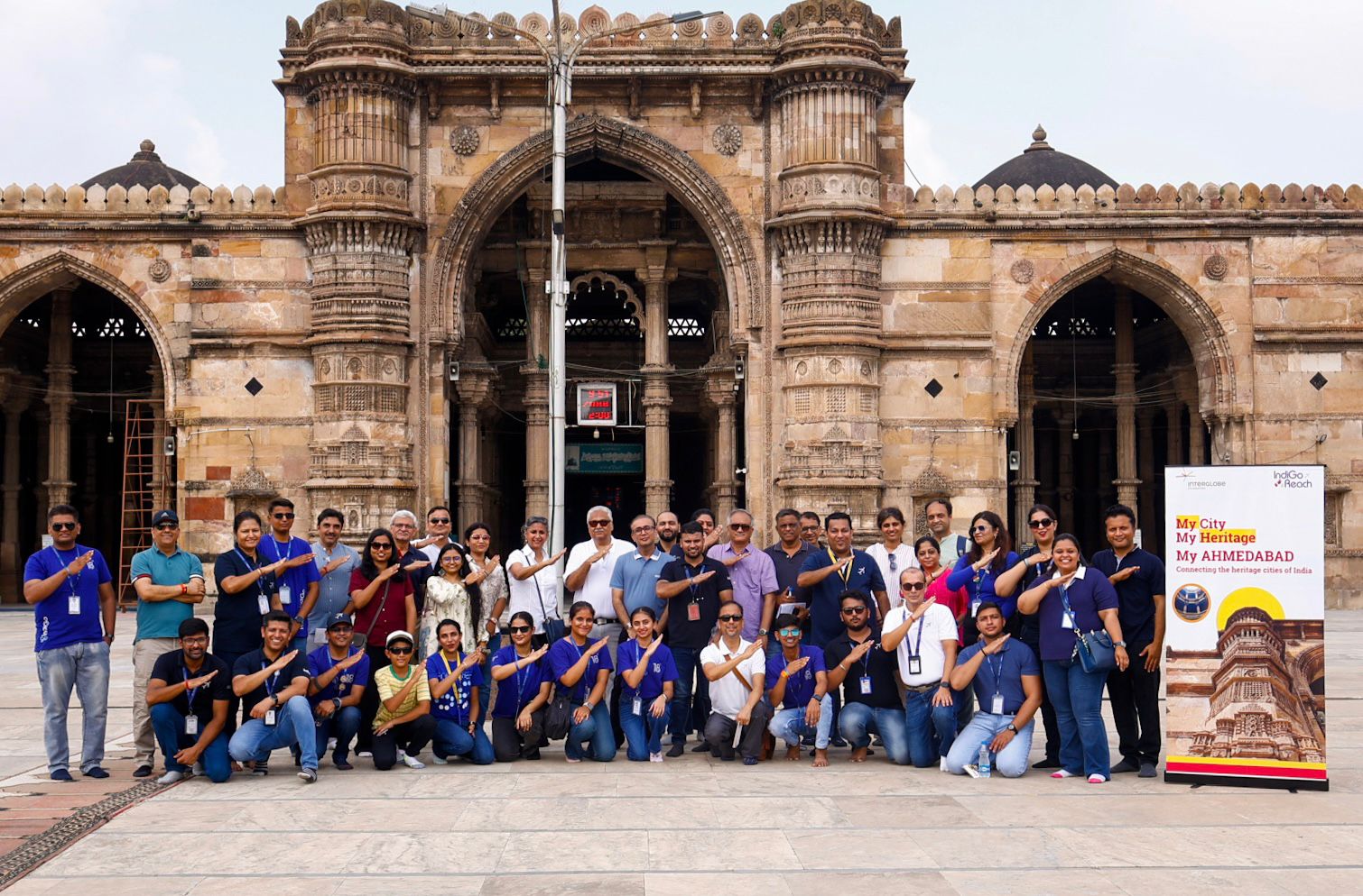 IndiGoReach & InterGlobe organise 'My City My Heritage' walk