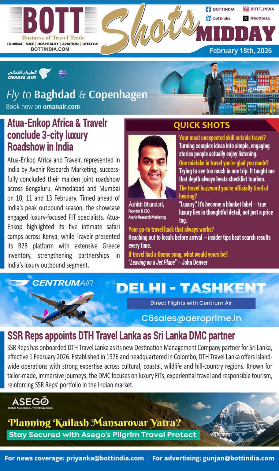 MidDay Shots 18-02-2026 | Travel News l Tourism News India | Travel ...